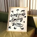 Compliments Only Poster - Scribbly Quote Lettered Typography Wall Art ...