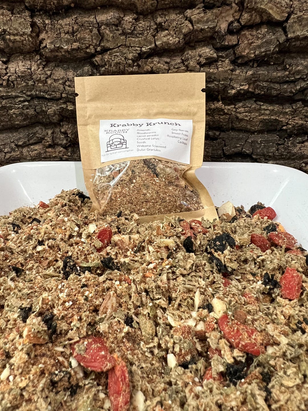 Krabby Krunch - Superfood Snack Complete Meal for Hermit Crabs - Etsy