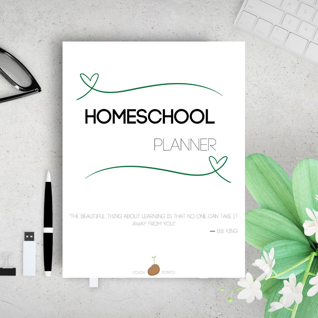 Customizable Homeschool Planner Bundle, Printable, Homeschool Calendar ...