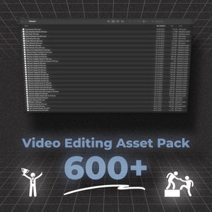 Ultimate Video Editing Asset Pack: HD SFX, Cinematic Sounds, Overlays, Backgrounds & More for ...