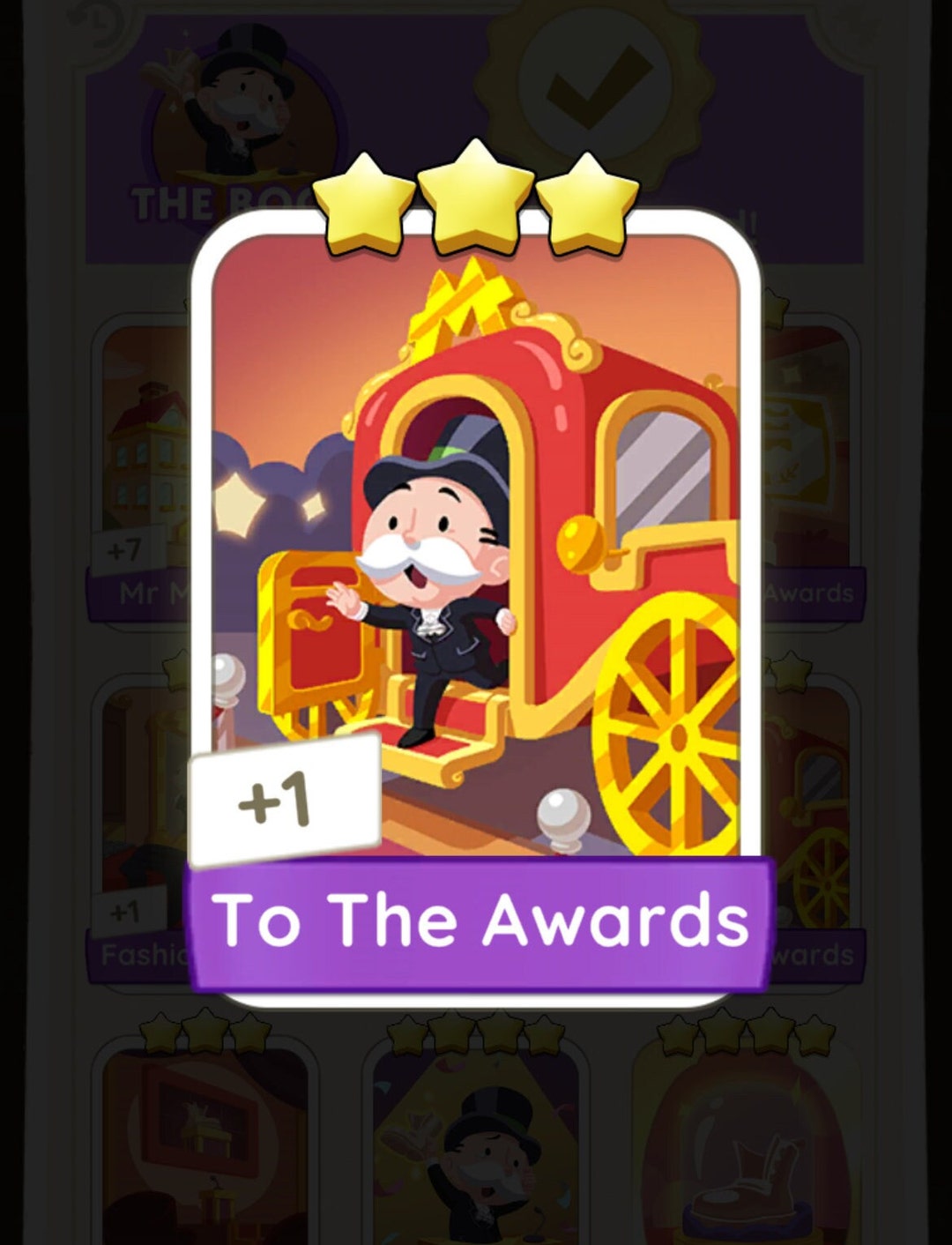 To the Awards Monopoly Go Sticker - Etsy