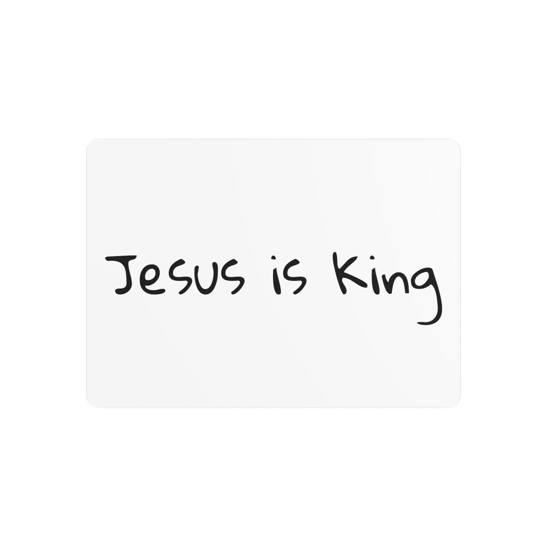 Jesus is King Metal Art Sign - Etsy