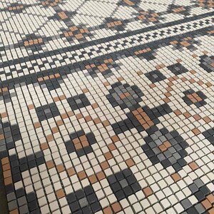 Custom Floor Mosaic Carpet, Handmade Mosaic Floor Tile, Mosaic Flooring ...