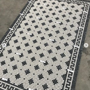 Custom Floor Mosaic Carpet, Handmade Mosaic Floor Tile, Mosaic Flooring ...