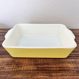 Vintage Pyrex Yellow 503-B Rectangular Casserole Baking Dish 9.5 X 7 - Etsy