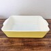 Vintage Pyrex Yellow 503-B Rectangular Casserole Baking Dish 9.5 X 7 - Etsy