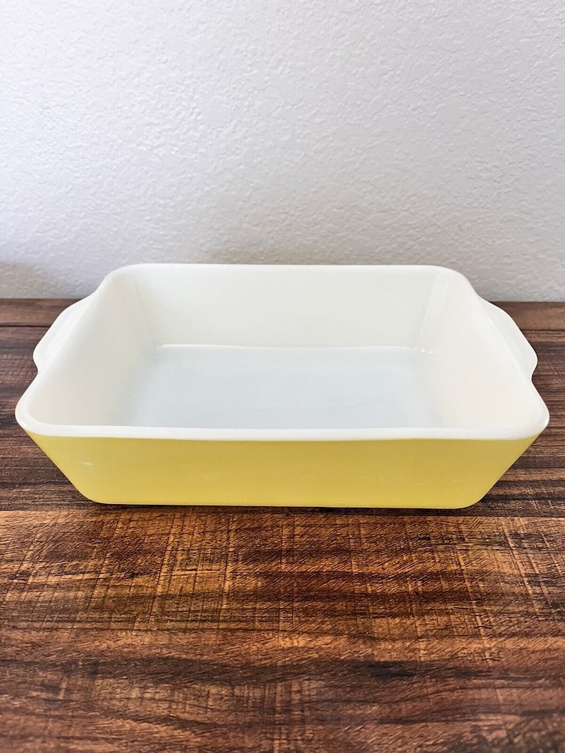 Vintage Pyrex Yellow 503-B Rectangular Casserole Baking Dish 9.5 X 7 - Etsy