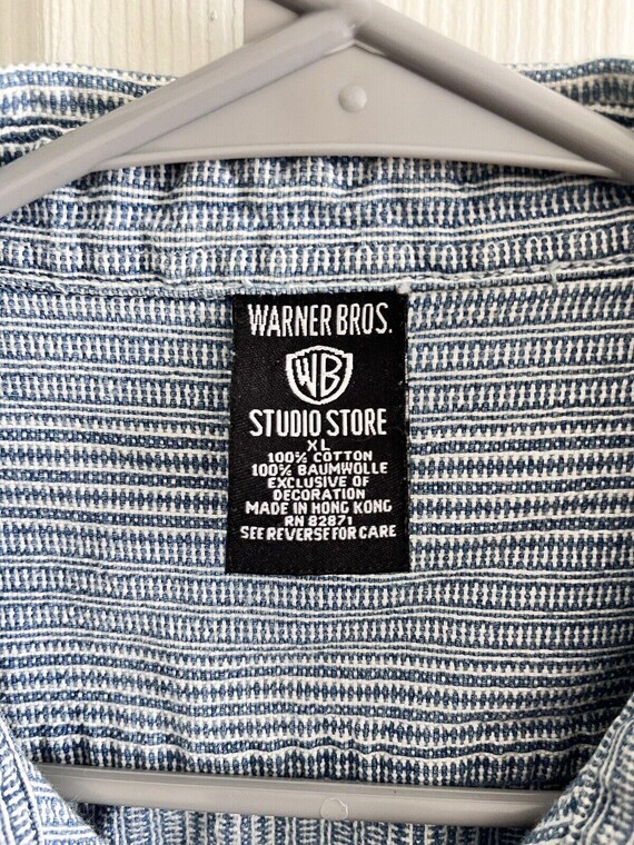 Vintage Warner Bros Looney Tunes Button Pocket Shirt … - Gem