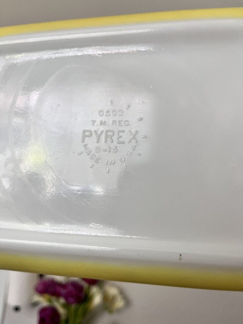 Vintage Pyrex Yellow 503-B Rectangular Casserole Baking Dish 9.5 X 7 - Etsy