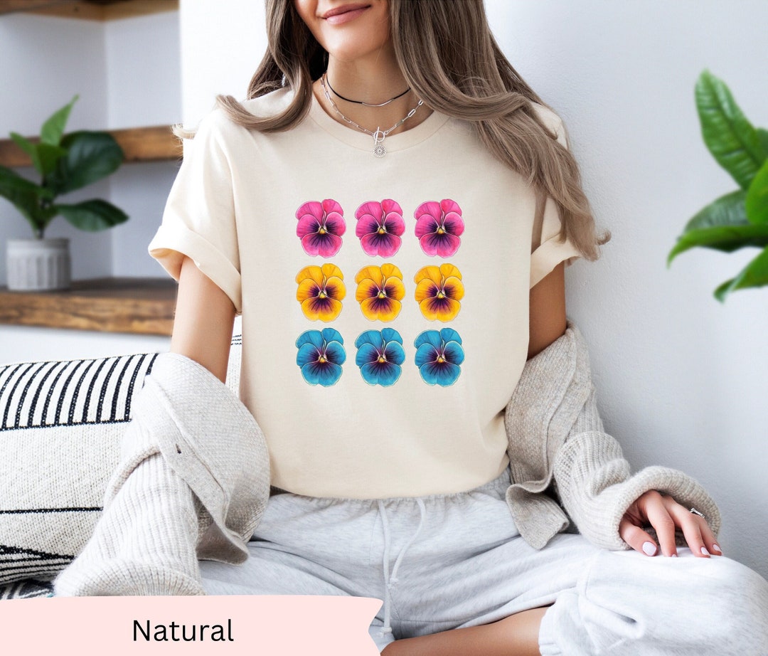 Subtle Pansexual Pride Shirt for Pan Pride Pansy Shirt for Pansexual ...