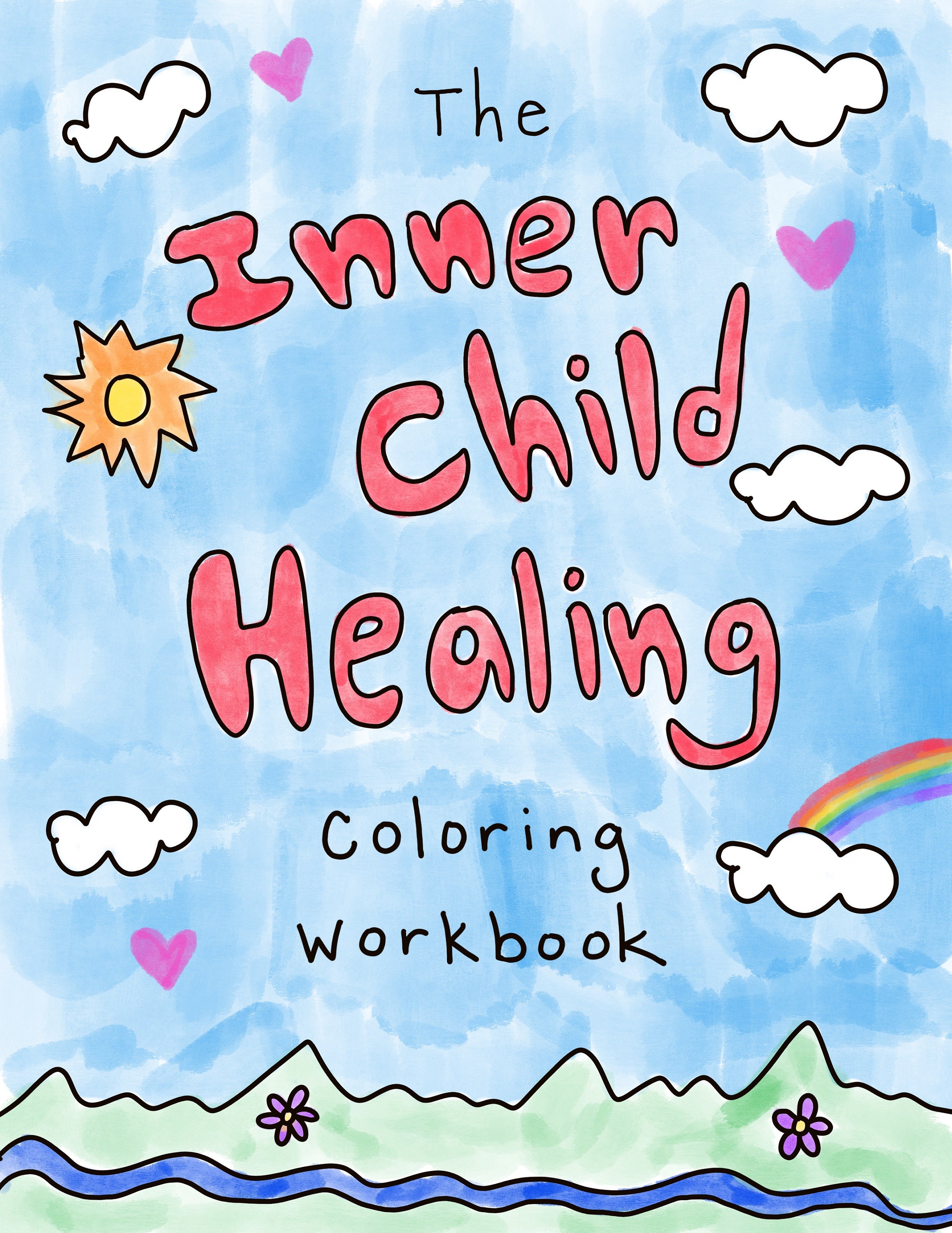 Inner Child Healing Coloring Book, Adult Coloring Book, Art Exercises ...