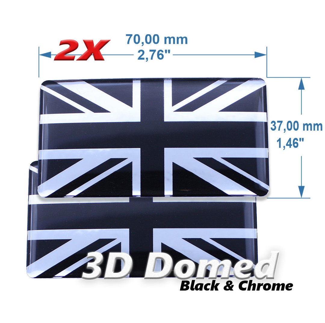 UK Union Jack Flags Sticker Domed 3D Sticker Self Adhesive Back 3D ...