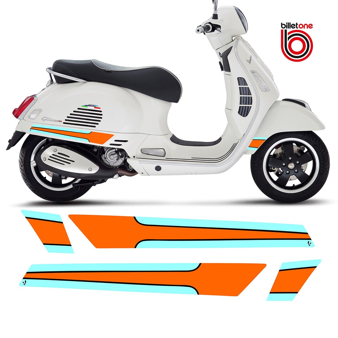 Vespa Side Stripes Stickers Racing Legend G for GTS 125 150 200 250 300 ...