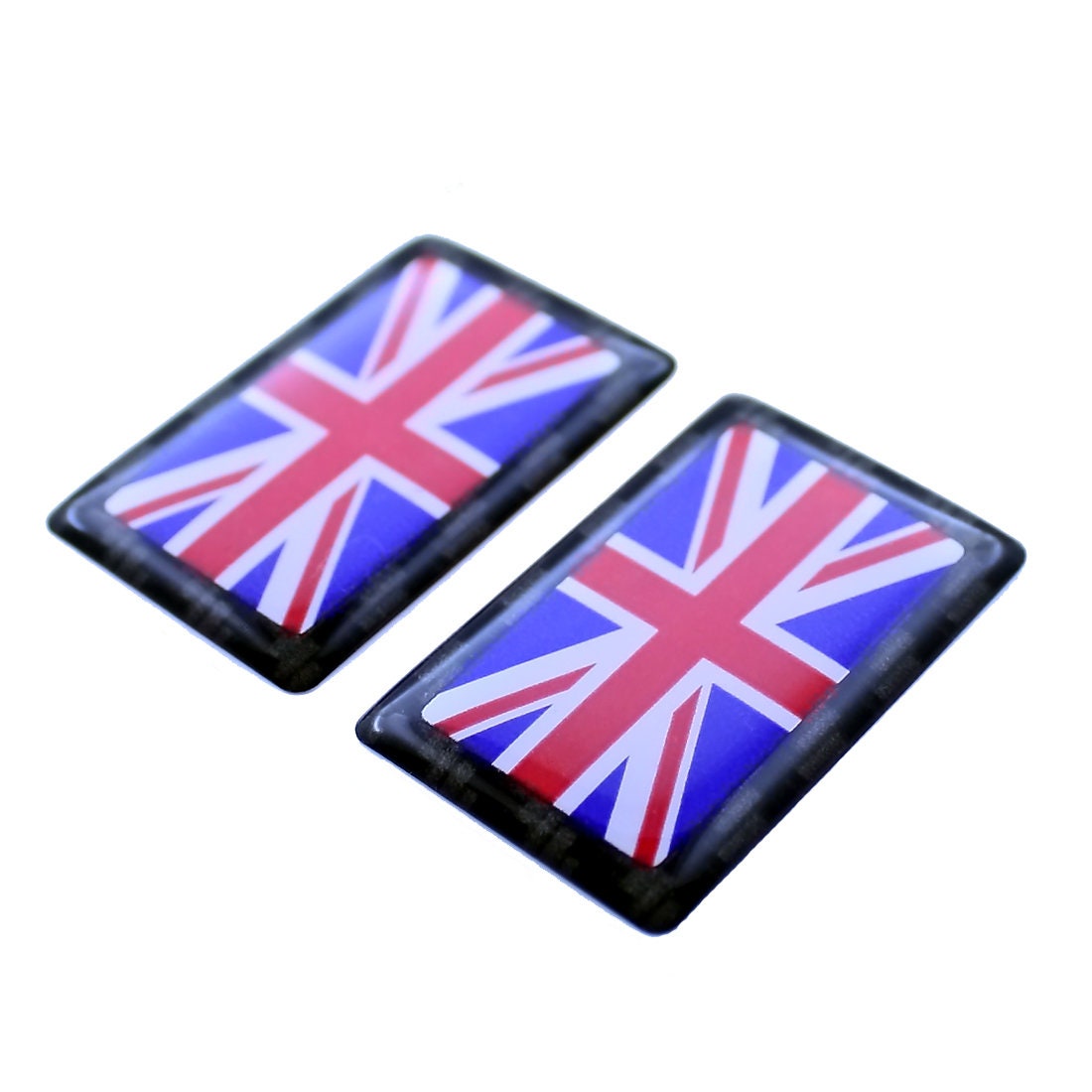 UK Union Jack Flag Sticker Domed 3D Sticker Self Adhesive Back 3D ...