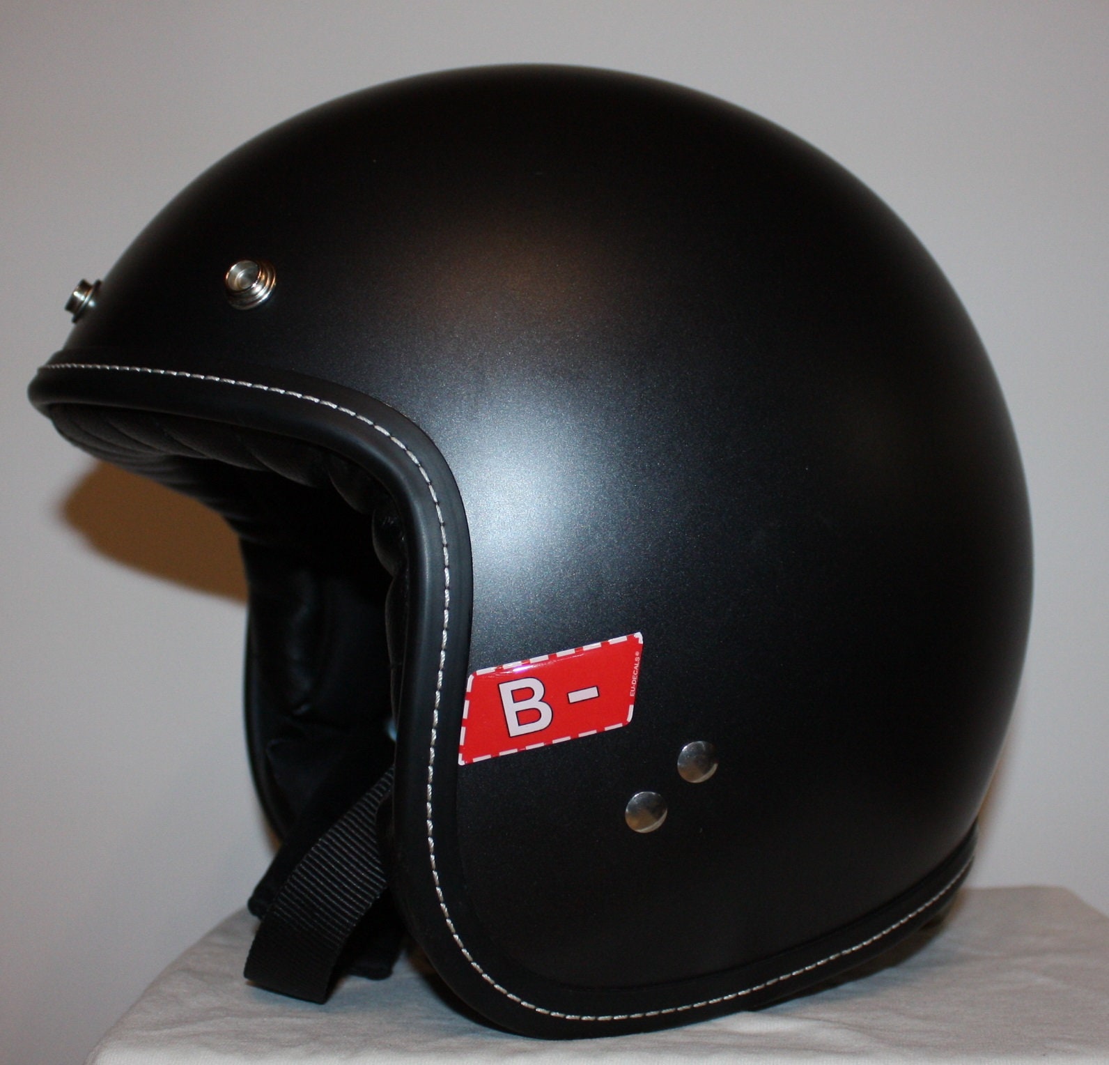 Helmet B- Blood Type Sticker Unscratchable 3D Decal Sticker for ...