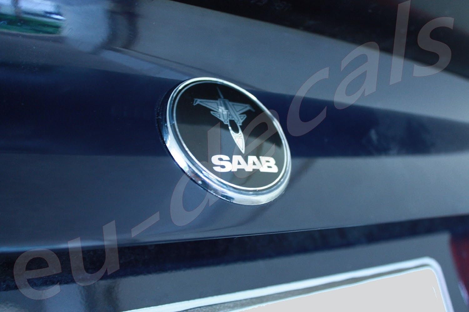 JET Plane SAAB Black Chrome Badge Bonnet Hood Trunk Hatch - Etsy