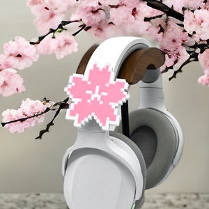 Sakura Headset Charm: Kawaii Cherry Blossom Headphone Accessory - Etsy
