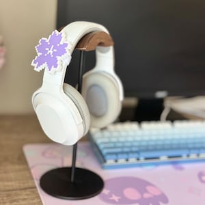 Sakura Headset Charm: Kawaii Cherry Blossom Headphone Accessory - Etsy