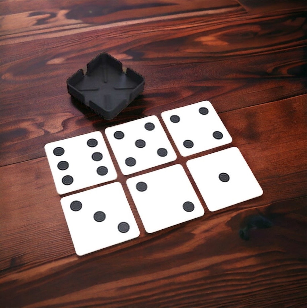 Dice Coasters - Handmade Board Game Backgammon DND Family Game Night ...