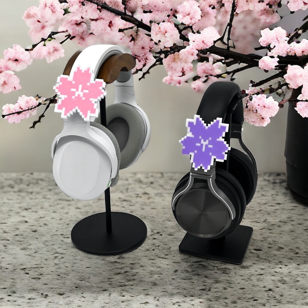 Sakura Headset Charm: Kawaii Cherry Blossom Headphone Accessory - Etsy