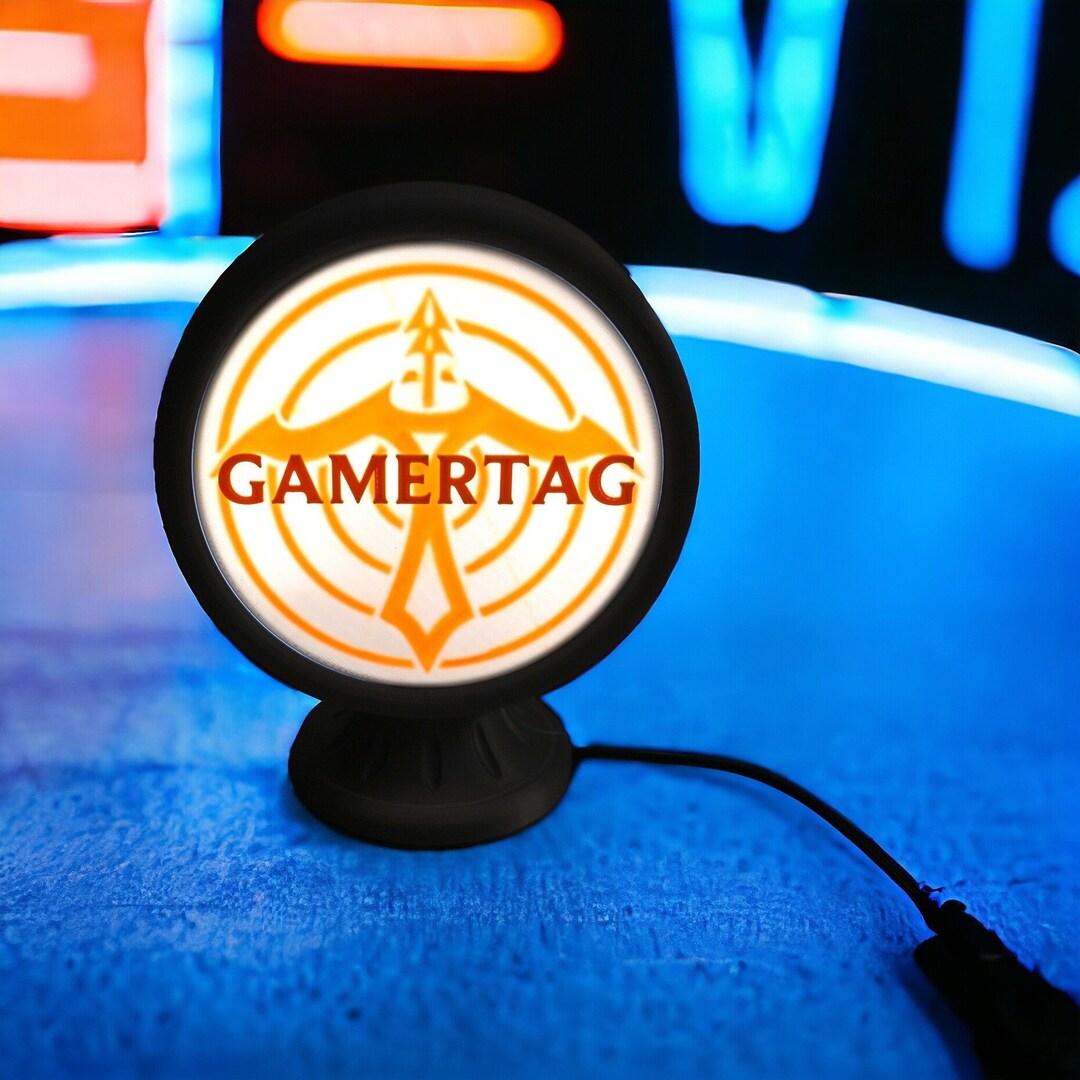 Custom Marksman Light Display- Personalized Gamertag or Name Sign, MOBA ...