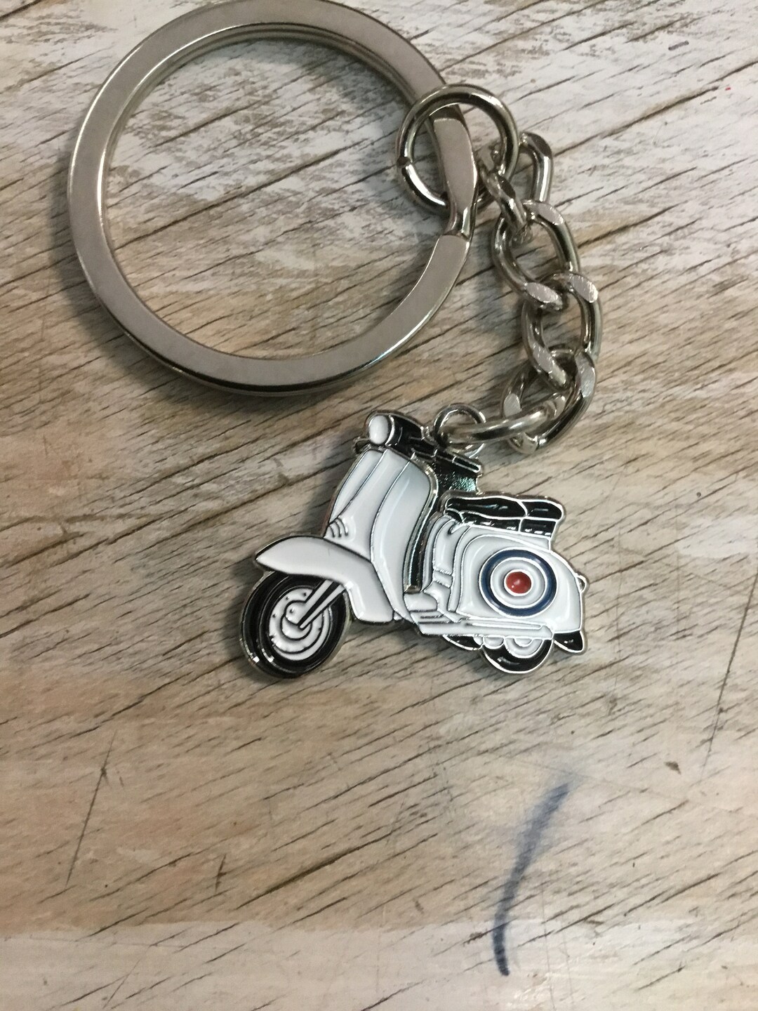 Lambretta Mod Target Scooter Keychain - Etsy