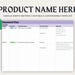 Simple Keyword Planner Template, Google Sheet | Organize Campaign, Ad ...