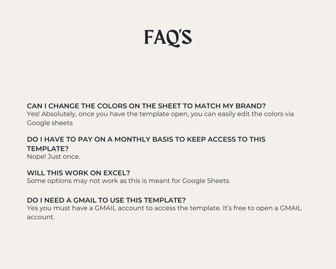 Simple Keyword Planner Template, Google Sheet | Organize Campaign, Ad ...