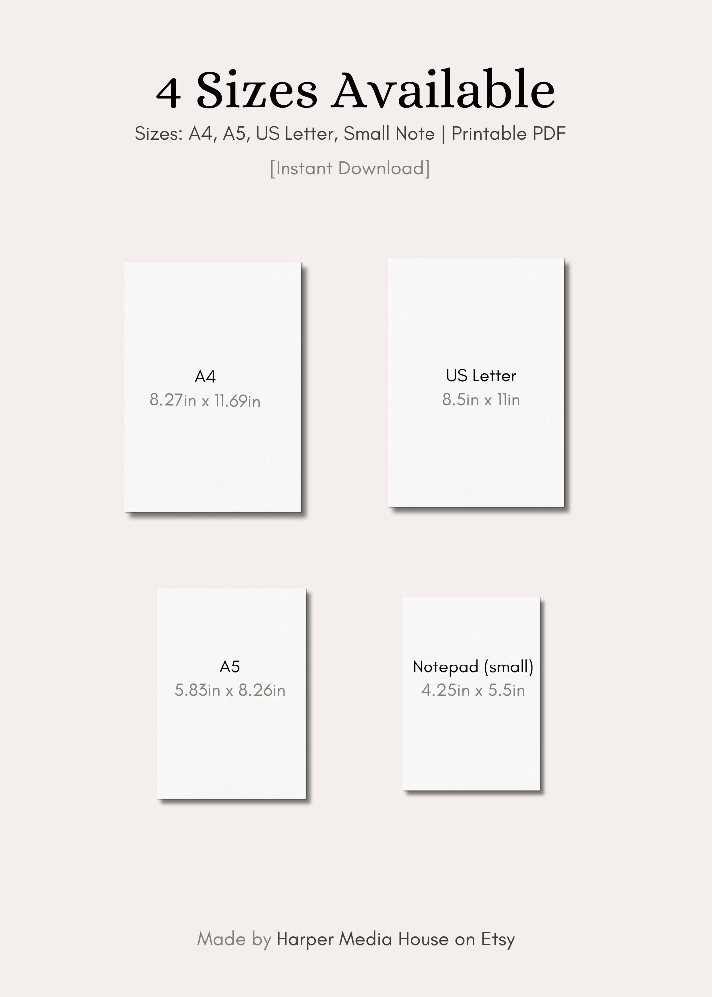 Minimal to Do List Printable, Simple Tasks List, Productivity Planner ...