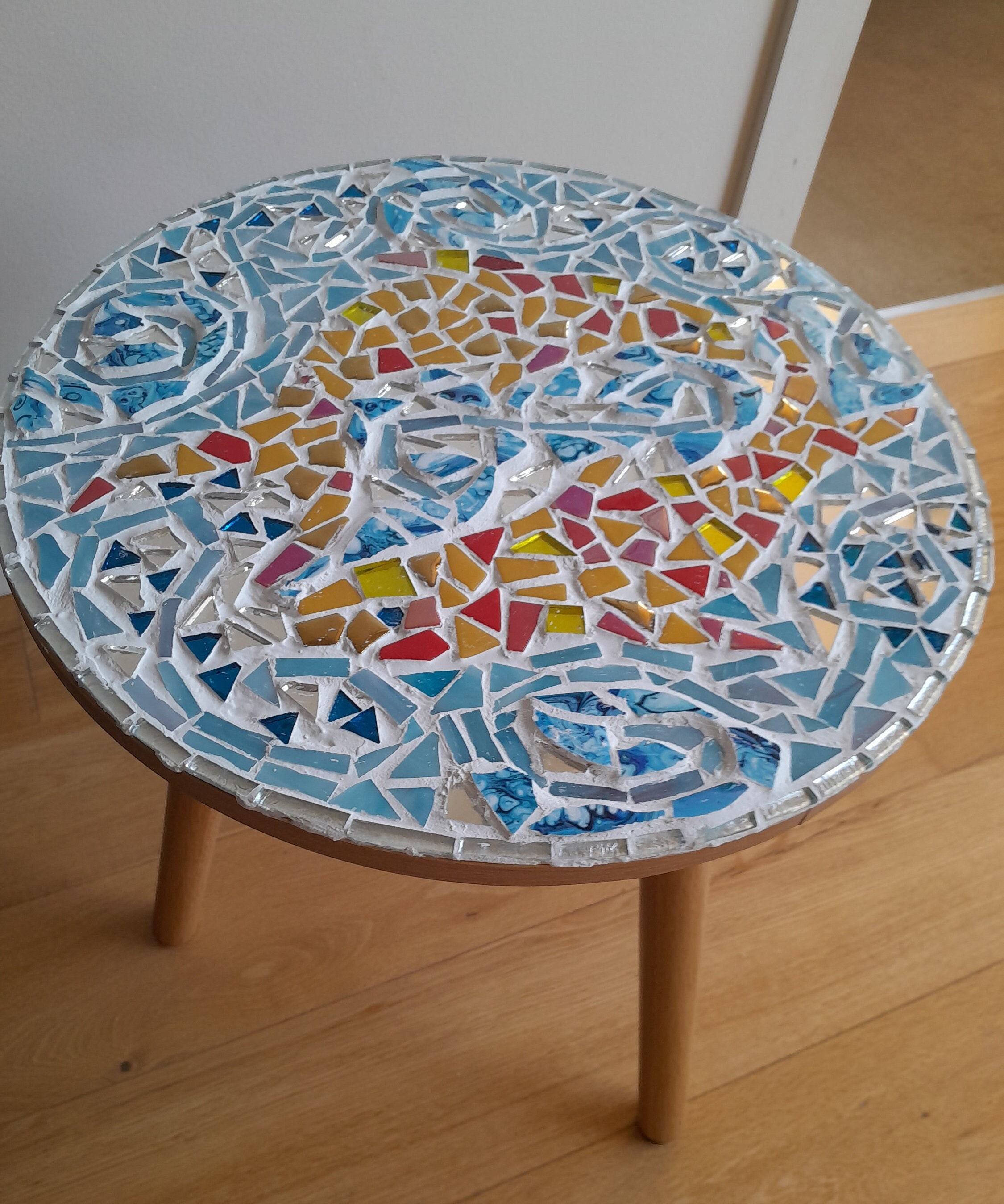 Mosaic Table pisces Theme Boho Home Decor - Etsy