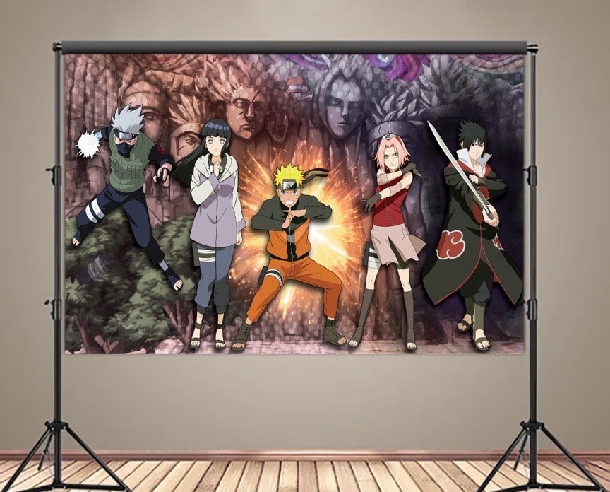 NARUTO Generic 3ftx5ft Backdrop Banner - Etsy