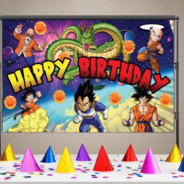 Dragon Ball Z Backdrop - Etsy