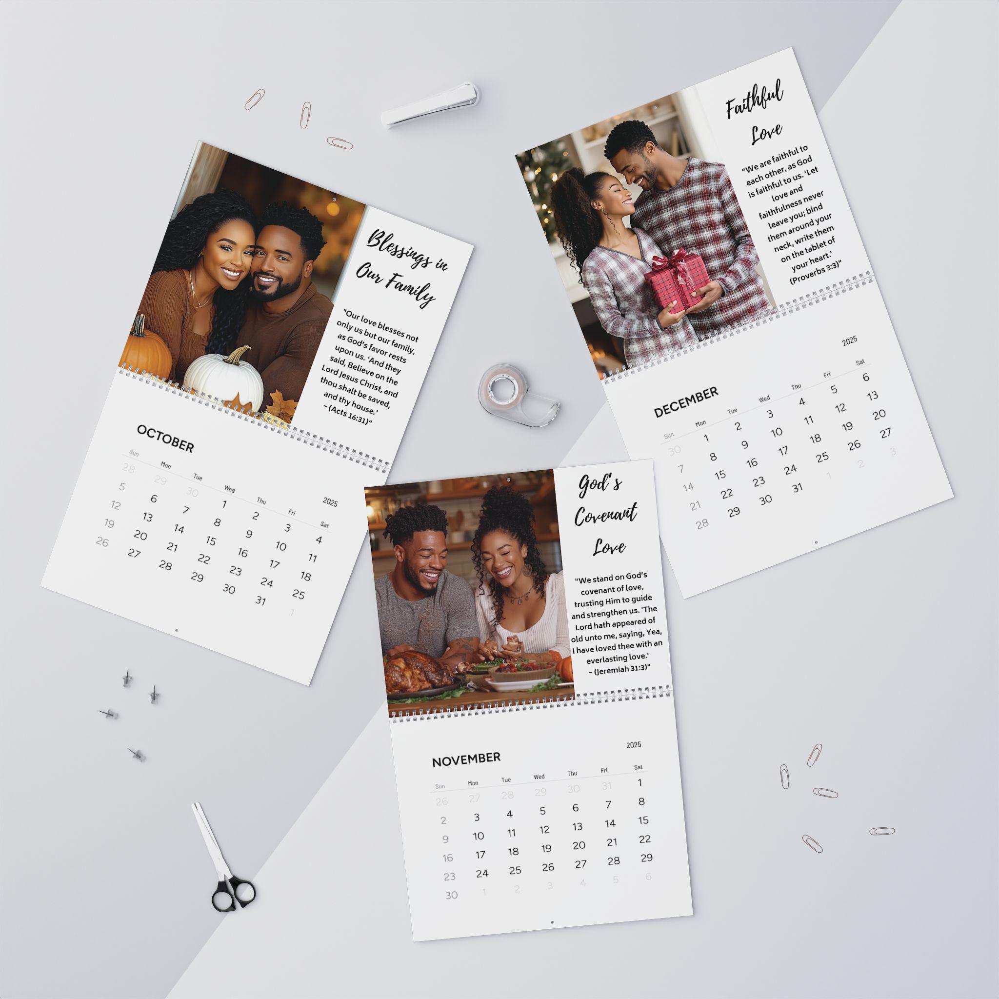 2025 Wall Calendars, African American Affirmation Calendar, Black ...