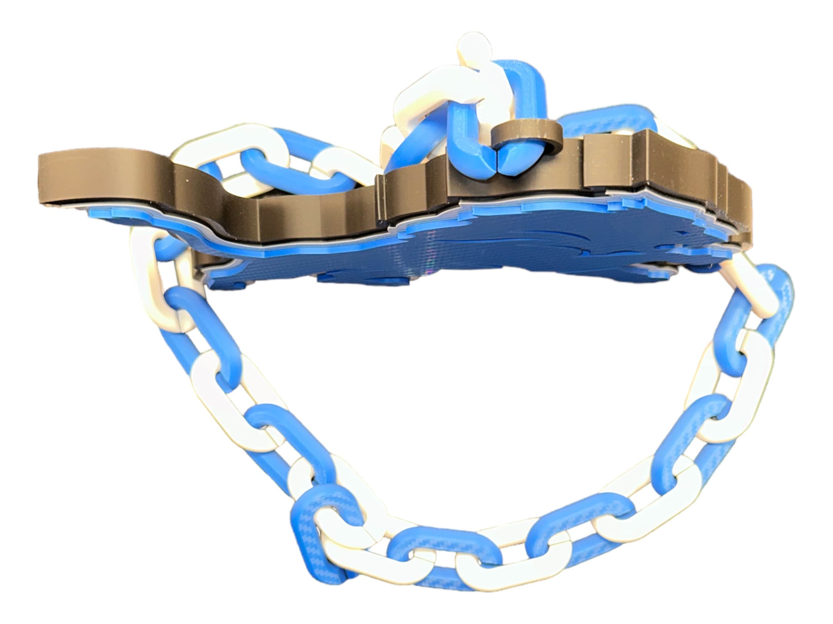 Detroit Lions Chain Necklace With Carbon Fiber Finish - Etsy