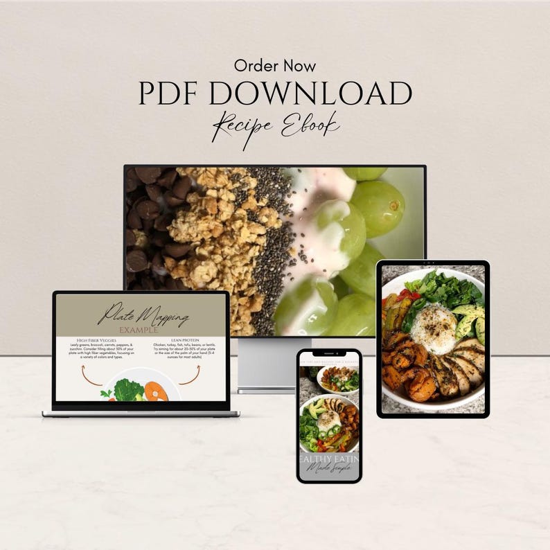 Healthy Eating Made Simple - Recipe Ebook - Etsy