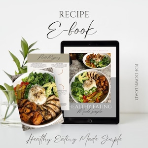 Healthy Eating Made Simple - Recipe Ebook - Etsy