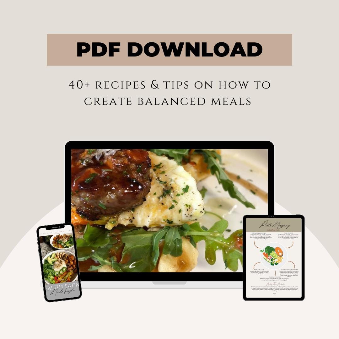 Healthy Eating Made Simple - Recipe Ebook - Etsy
