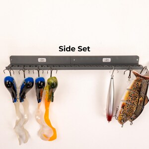 Fishing Lure Holder Wall Mount – 31 Hook Lure Organizer – Tackle ...