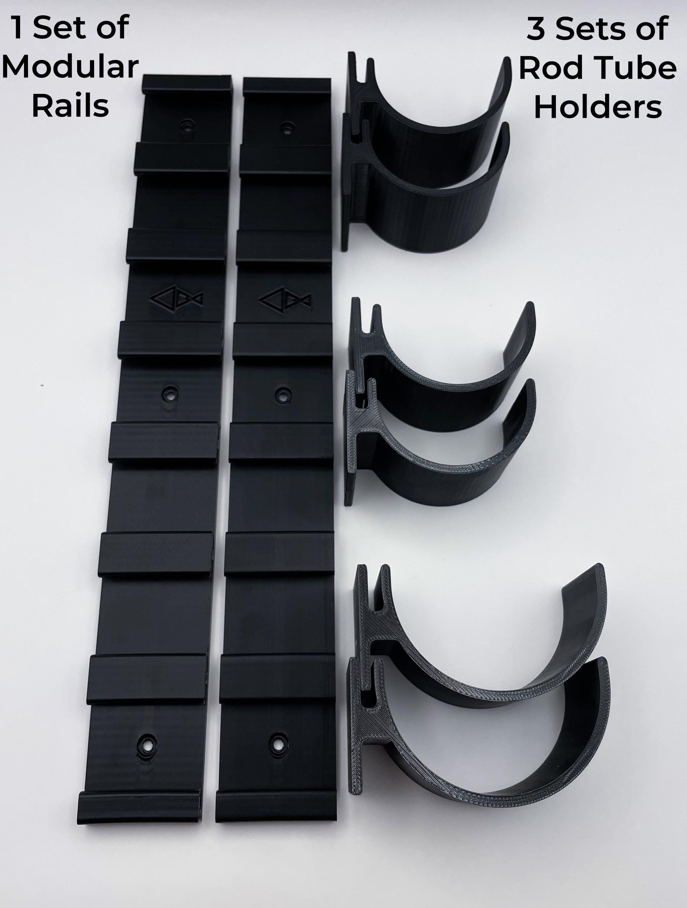 Fly Rod Tube Holder Package | Modular Wall Mount Storage System | Rod ...