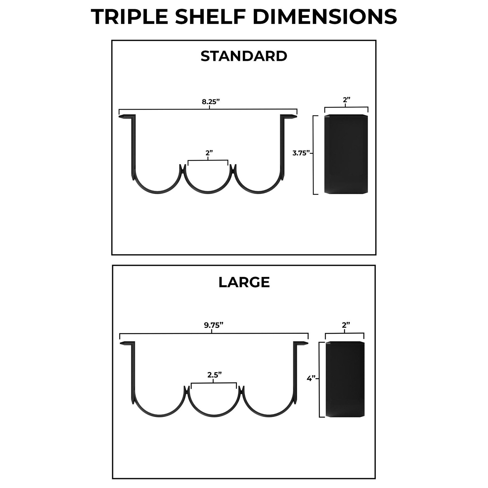 Fly Rod Tube Holder | Under Shelf & Ceiling Mount | Triple Rack | Fly ...