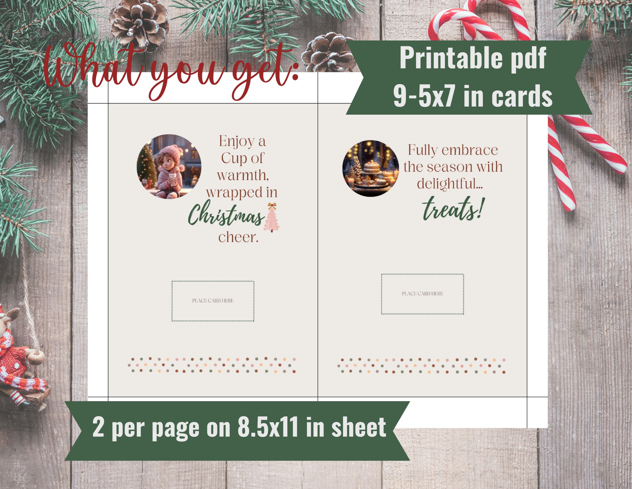 Gift Card Book, Christmas Gift Card Book, Printable Christmas Gift Card ...