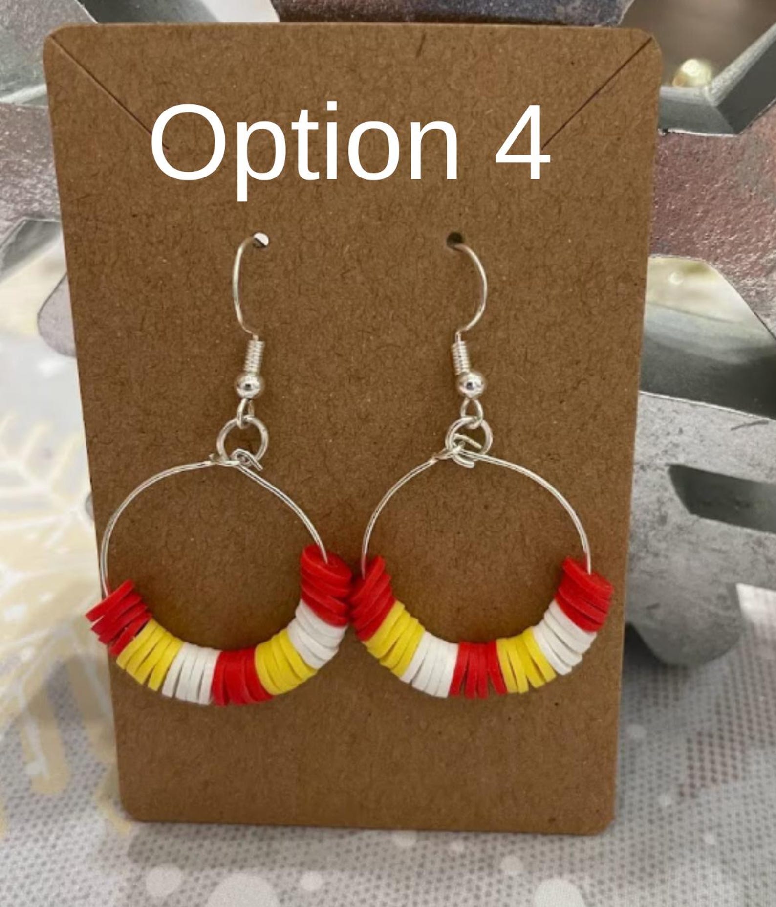 Kansas City Color-inspired Earrings- Perfect for Game Day! - Etsy