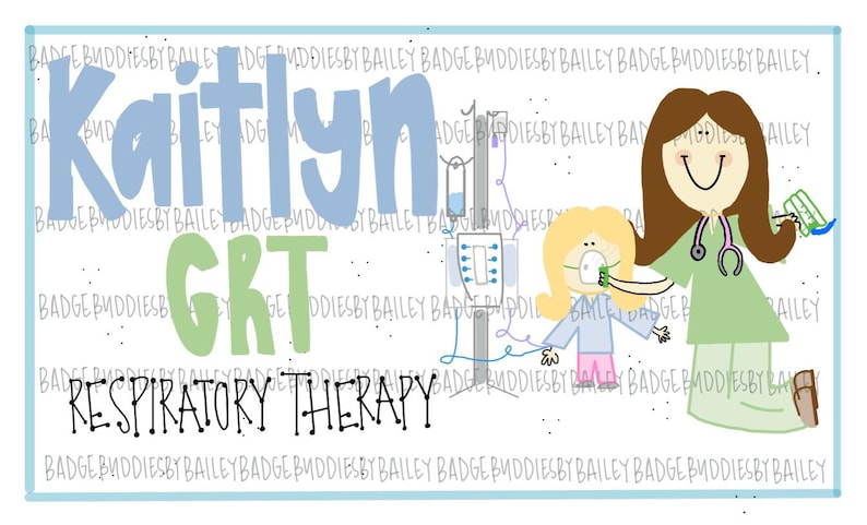 Respiratory Therapy Badge Buddy - Etsy