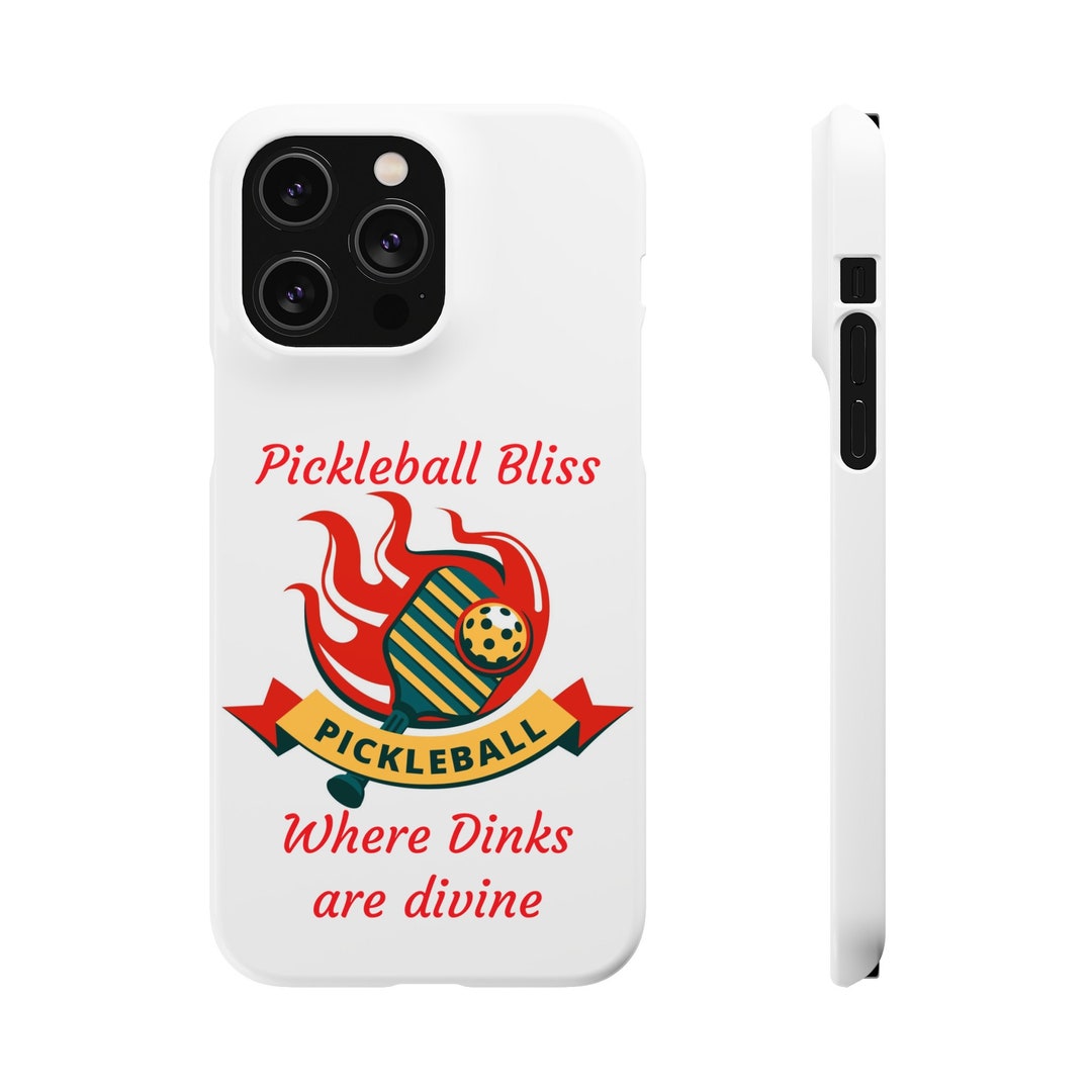 Pickleball Bliss Phone Case, Dinks Are Divine - Etsy