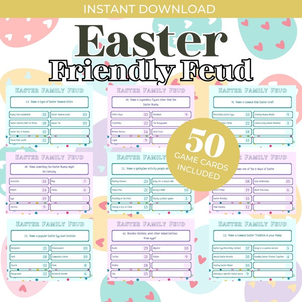 Easter Family Feud - Etsy