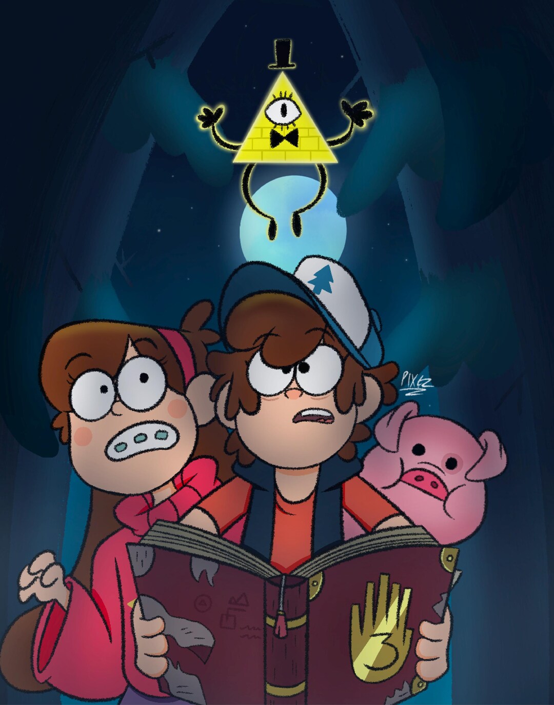 Gravity Falls 11"x14" Print - Etsy