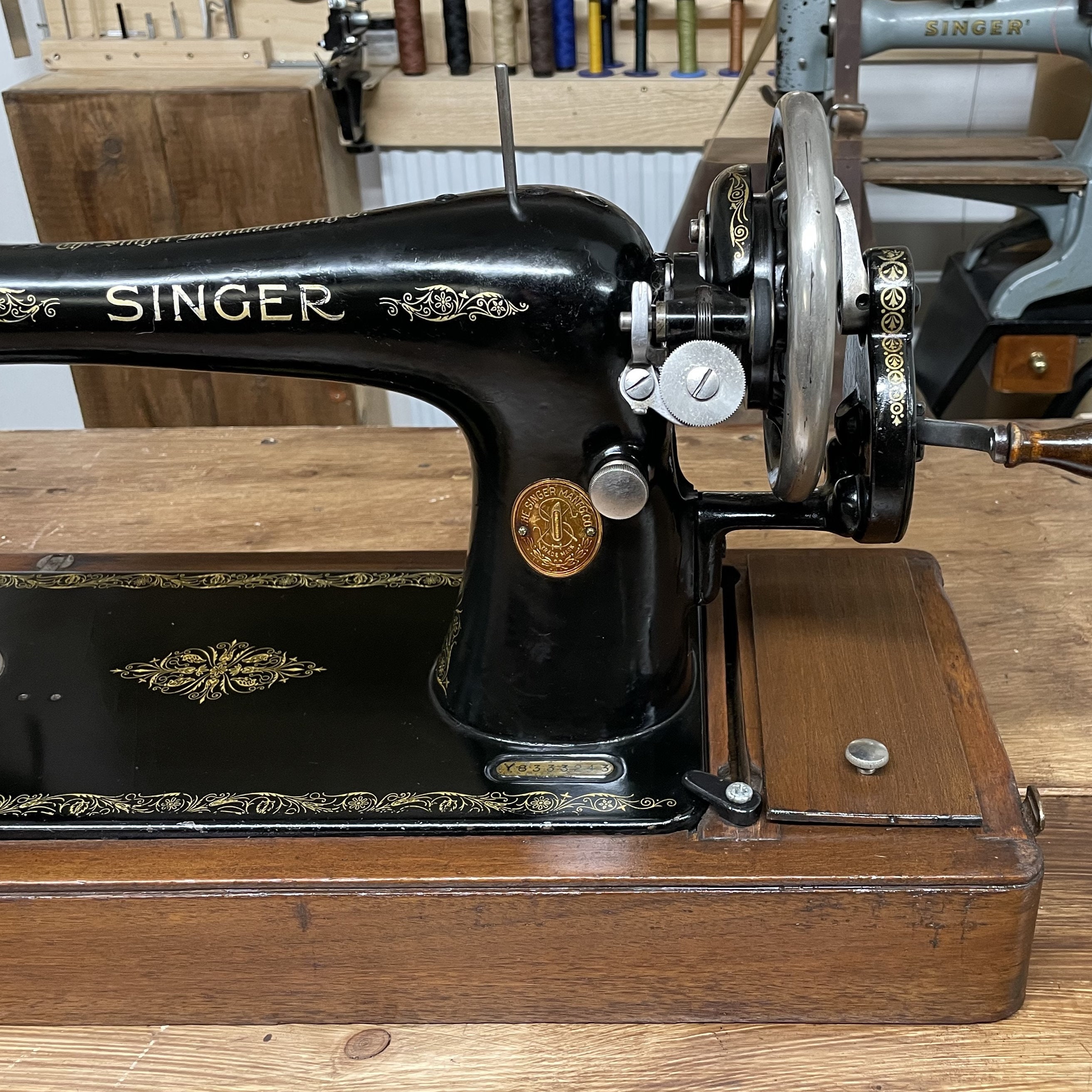 1930 Singer 66K Portable Sewing Machine Beautiful and Functional - Etsy