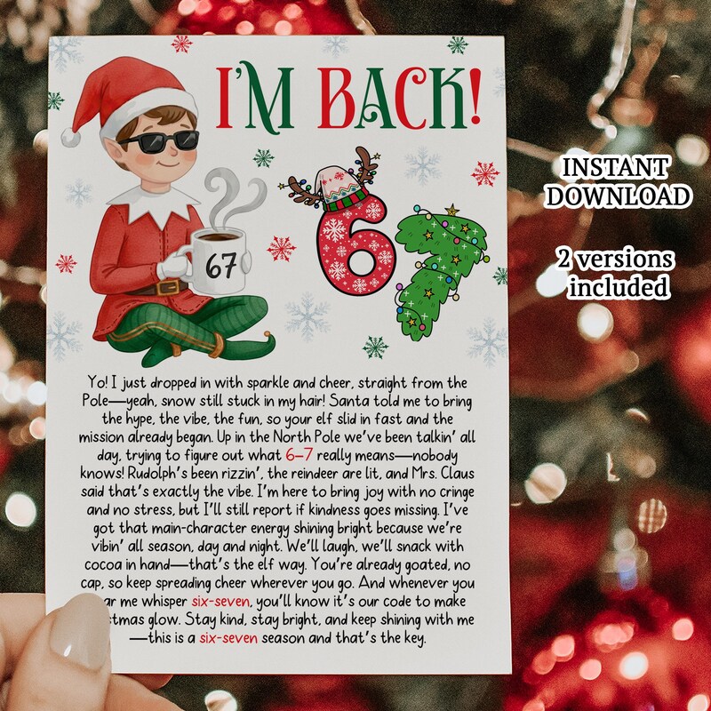 67 Elf Welcome Back Letter - Etsy