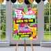 Editable 80s Party Welcome Sign, Back to the 80s, Throwback Party ...