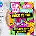 Editable 80s Party Welcome Sign, Back to the 80s, Throwback Party ...